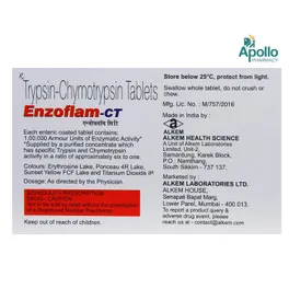 Enzoflam-CT Tablet | Uses, Side Effects, Price | Apollo Pharmacy