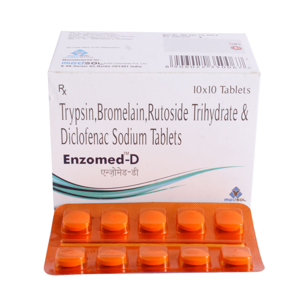Enzomed-D Tablet 10's Price, Uses, Side Effects, Composition - Apollo ...