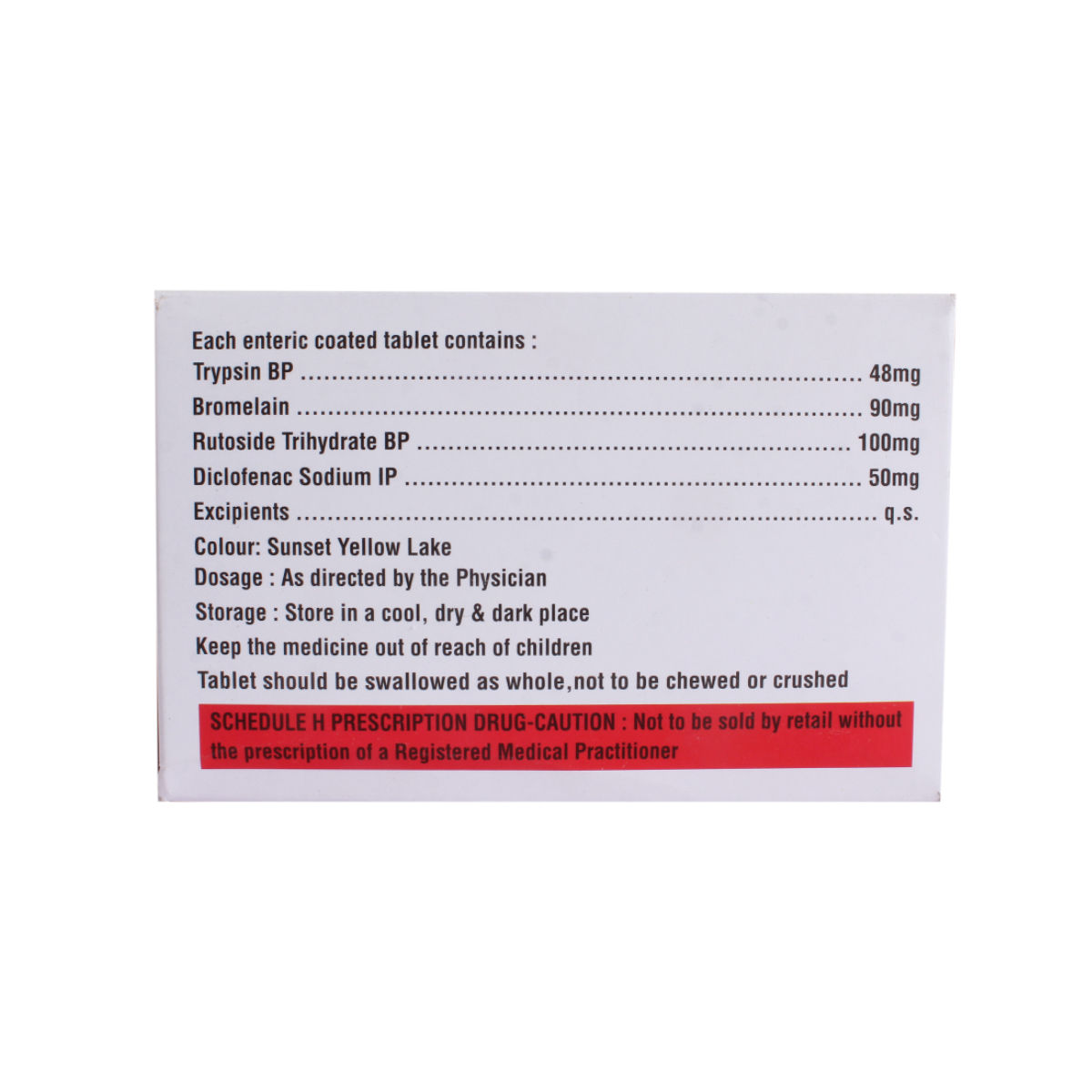 Enzomed-D Tablet 10's Price, Uses, Side Effects, Composition - Apollo ...