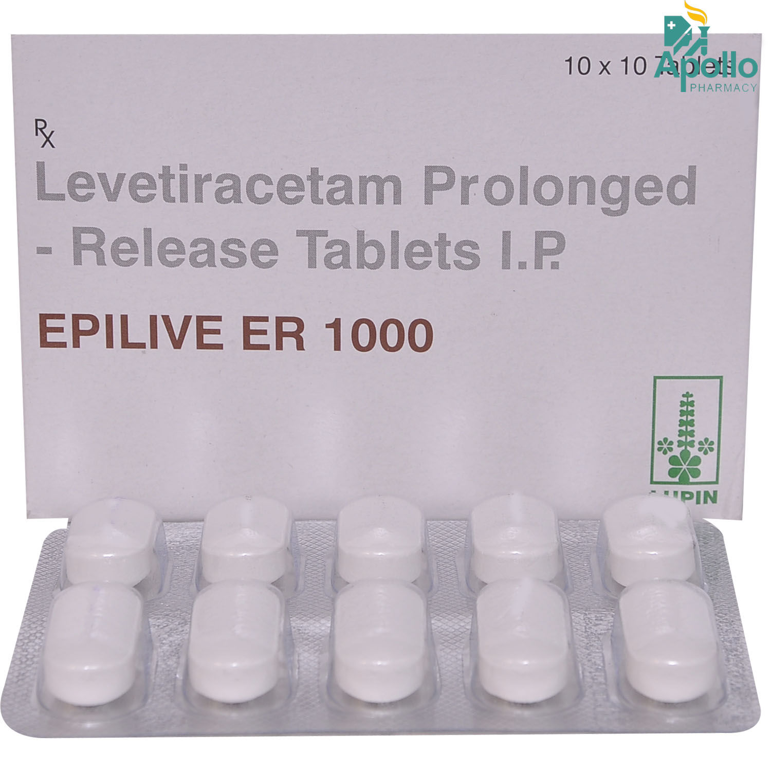 Epilive ER 1000 Tablet 10's Price, Uses, Side Effects, Composition ...