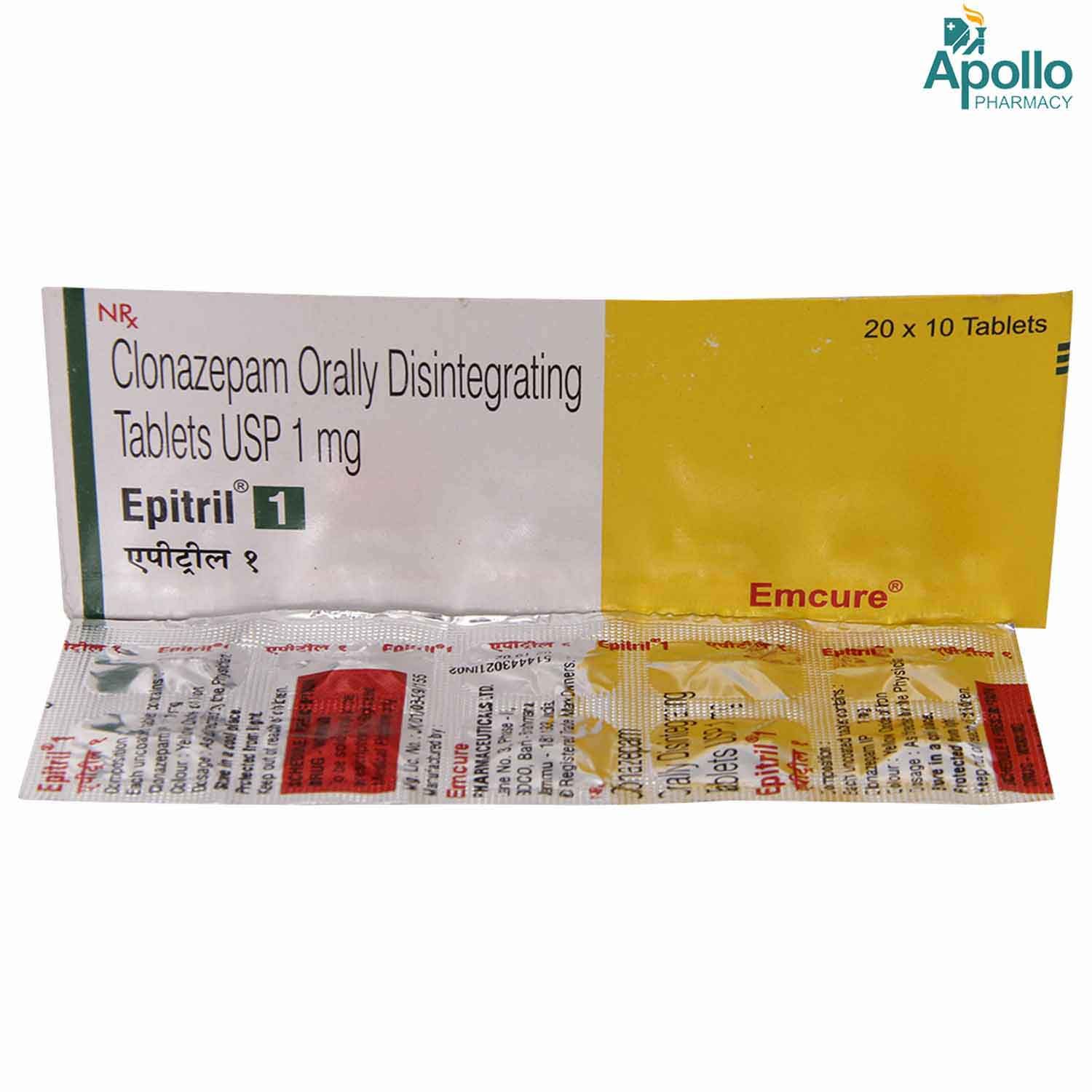 EPITRIL 1MG TABLET 10'S Price, Uses, Side Effects, Composition - Apollo ...