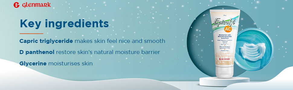 Buy Episoft AC Moisturiser SPF 30 with Microencapsulated Sunscreen ...