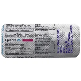 Eplerite 25 Tablet | Uses, Side Effects, Price | Apollo Pharmacy