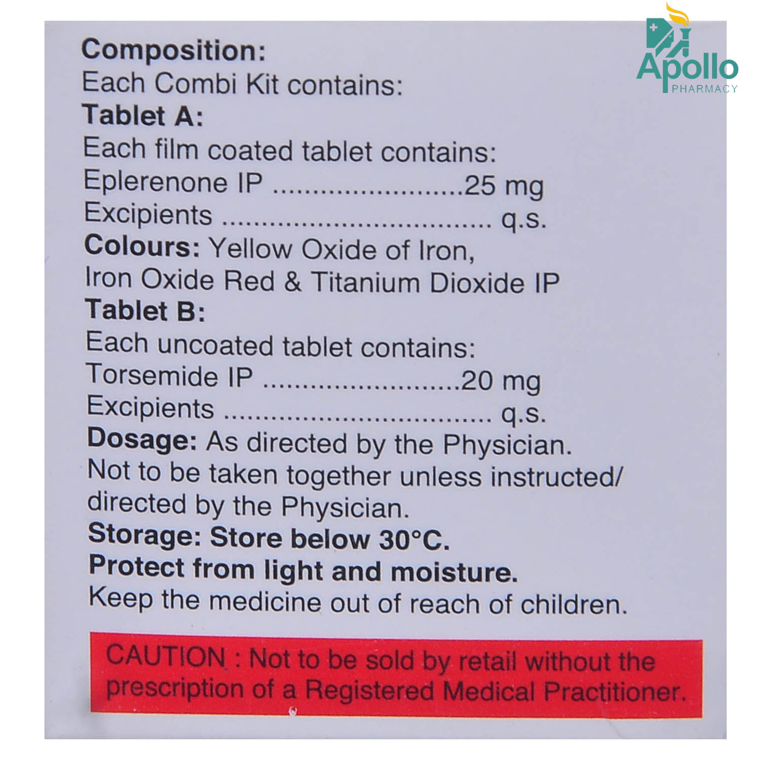 Epnone-T20 Combikit Tablet 20's Price, Uses, Side Effects, Composition ...