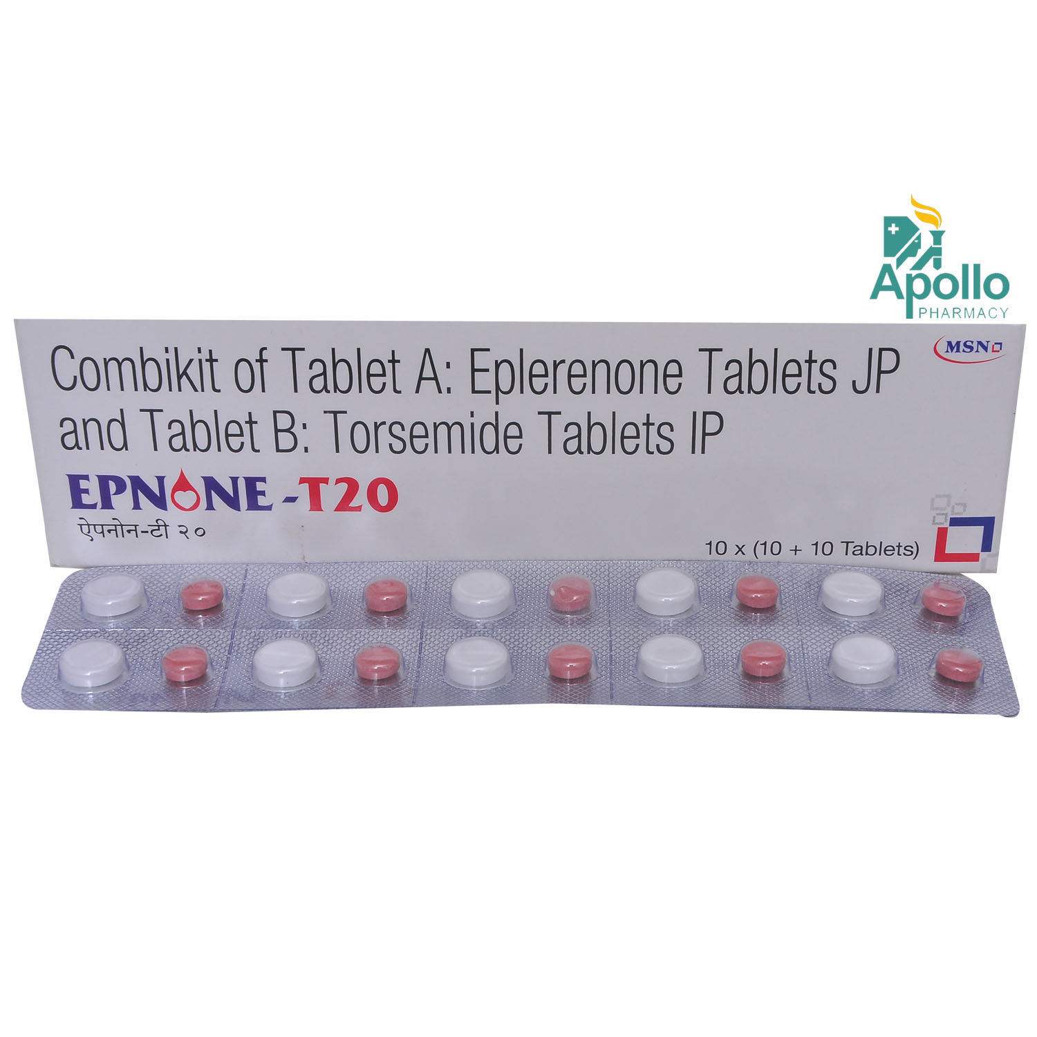 Epnone-T20 Combikit Tablet 20's Price, Uses, Side Effects, Composition ...