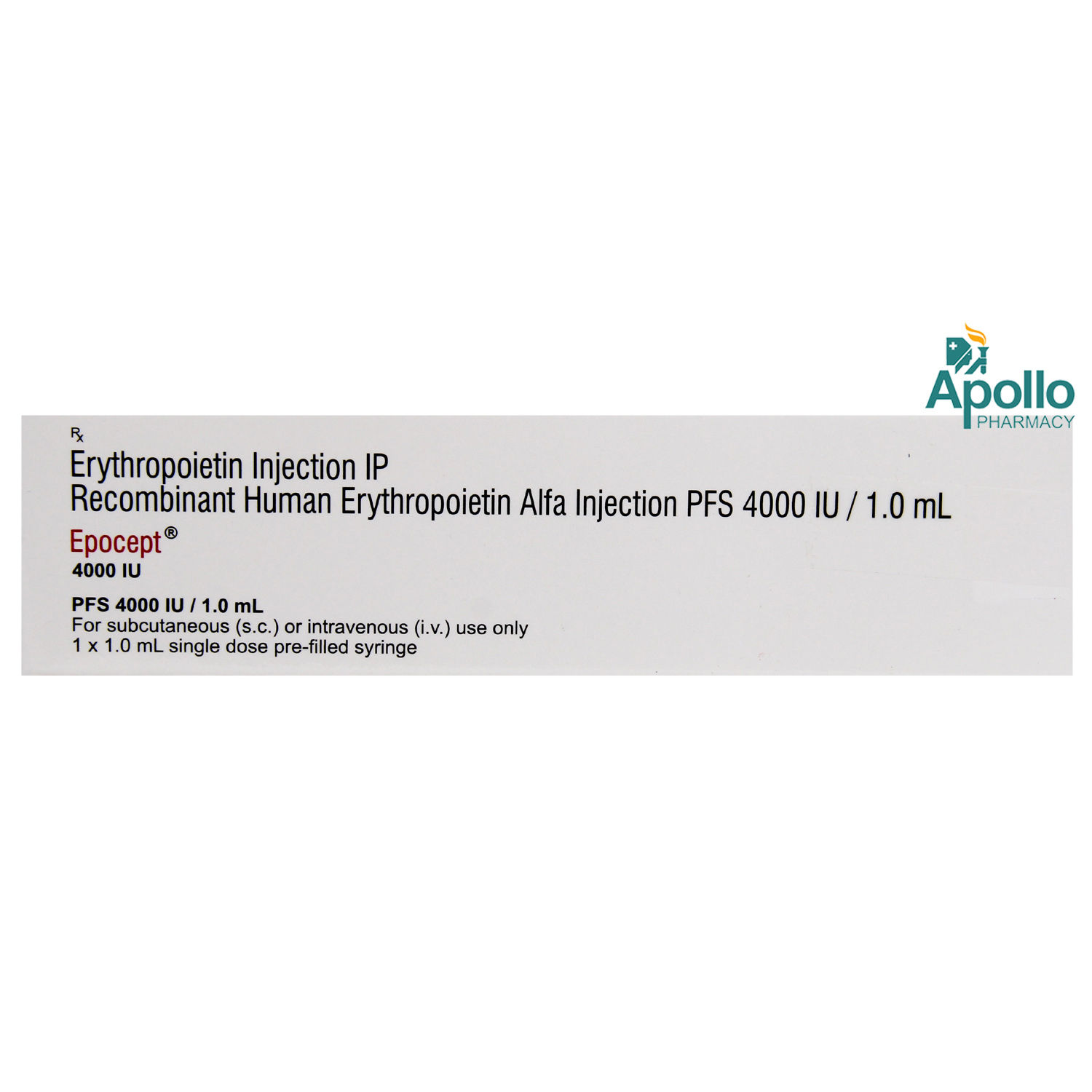 Epocept 4000IU Injection 1 ml | Uses, Side Effects, Price | Apollo Pharmacy