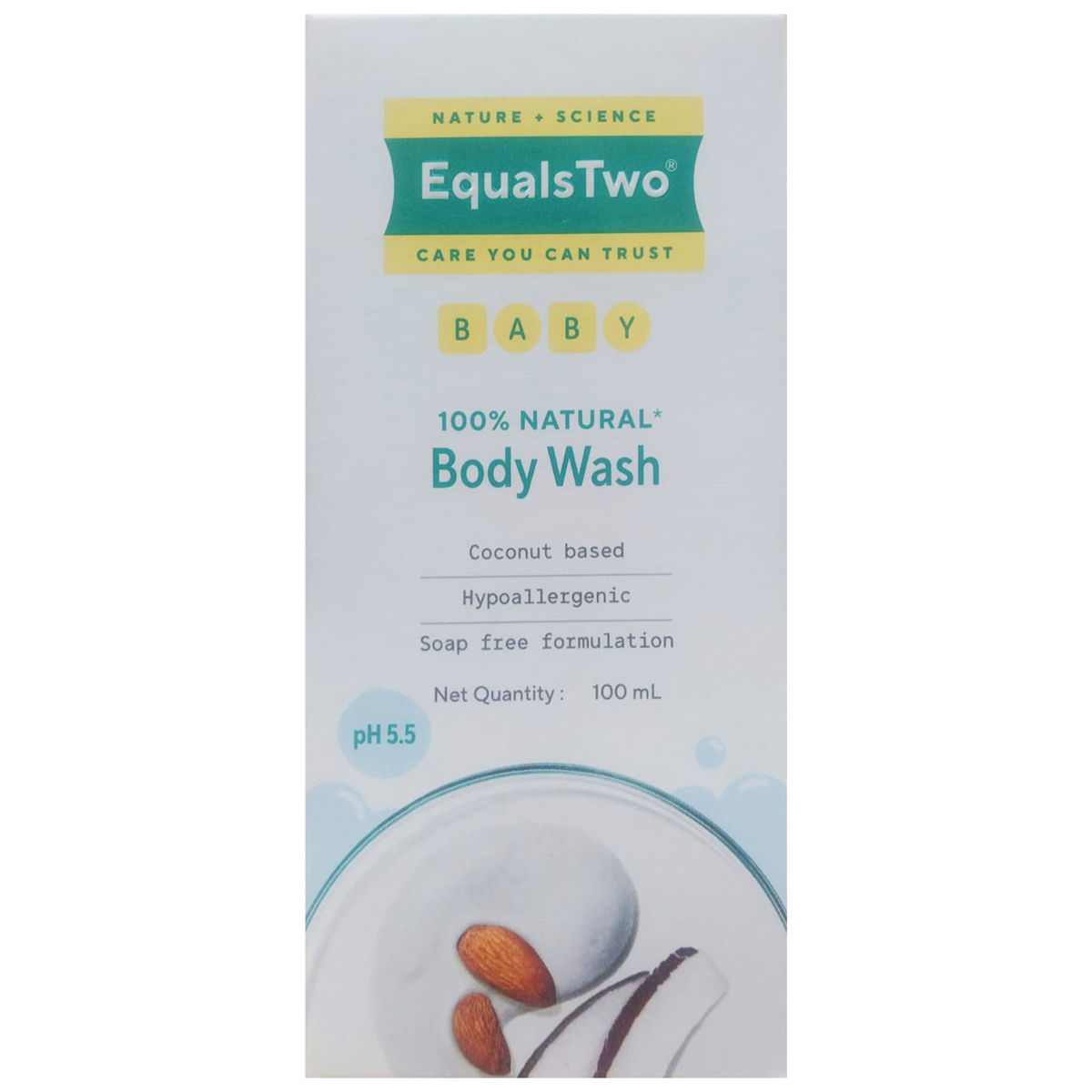 Buy EqualsTwo 100% Natural Baby Wash, 100 ml | 19 Minutes Delivery ...