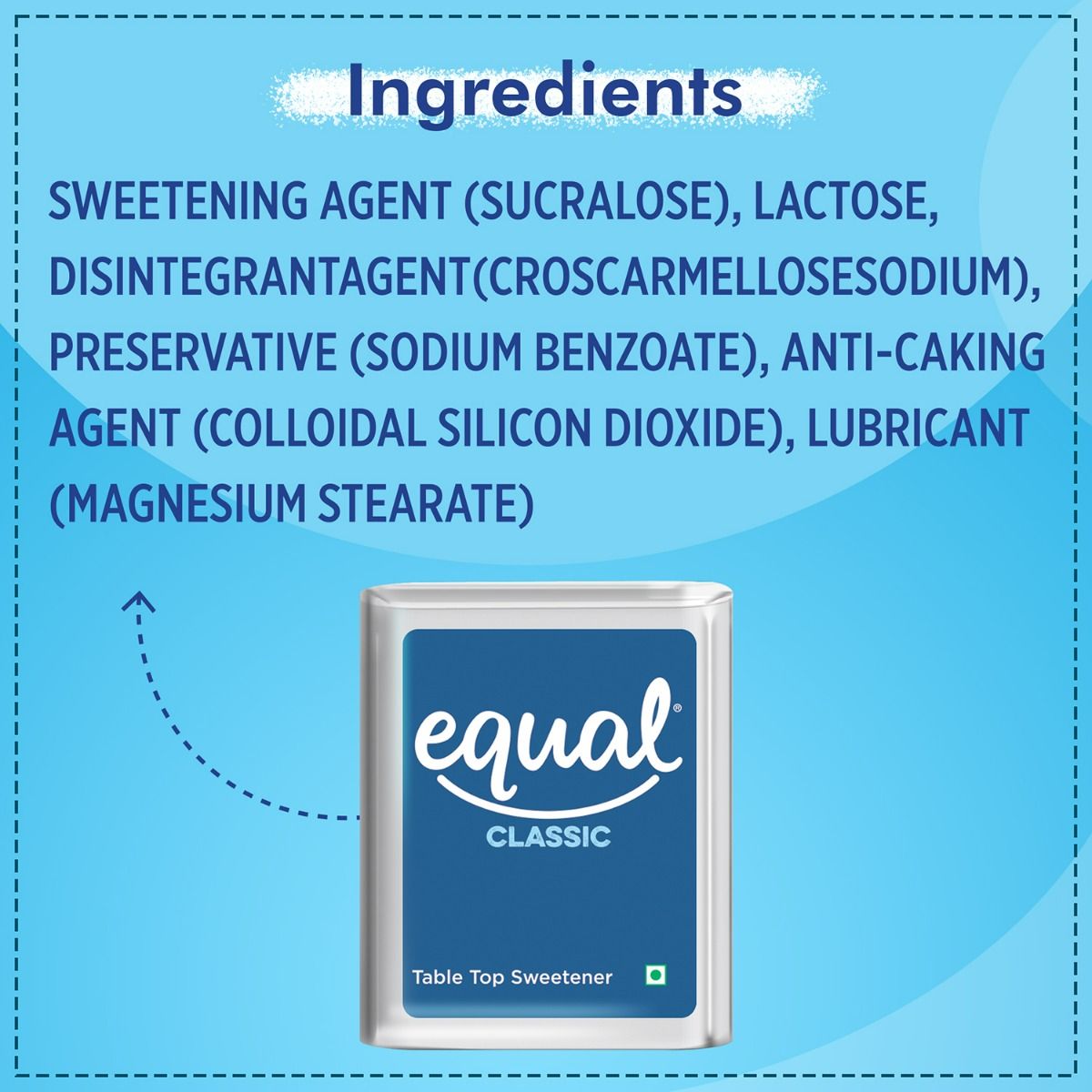 Equal Classic Zero Calorie Sweetener, 300 Tablets Price, Uses, Side ...