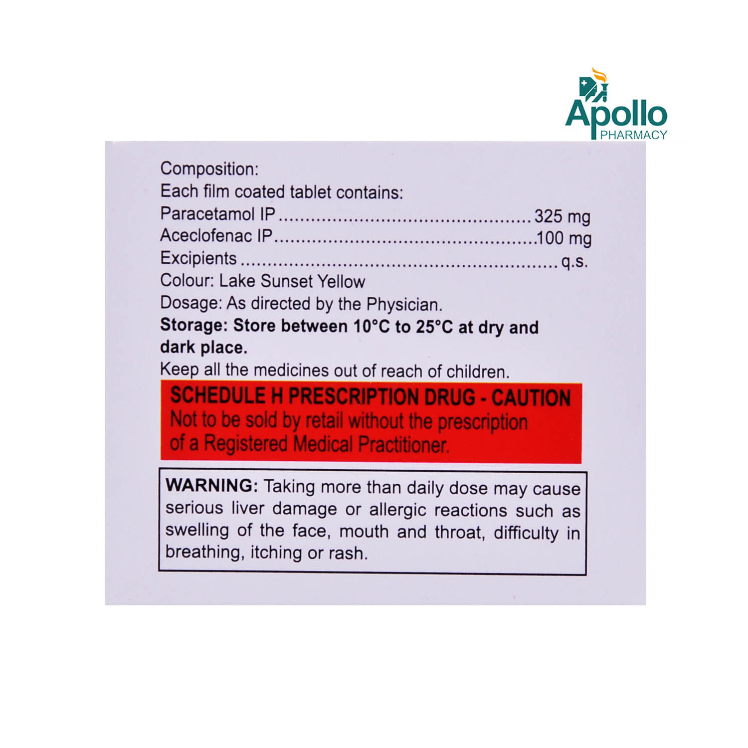 Erinac P Tablet 10's Price, Uses, Side Effects, Composition - Apollo ...