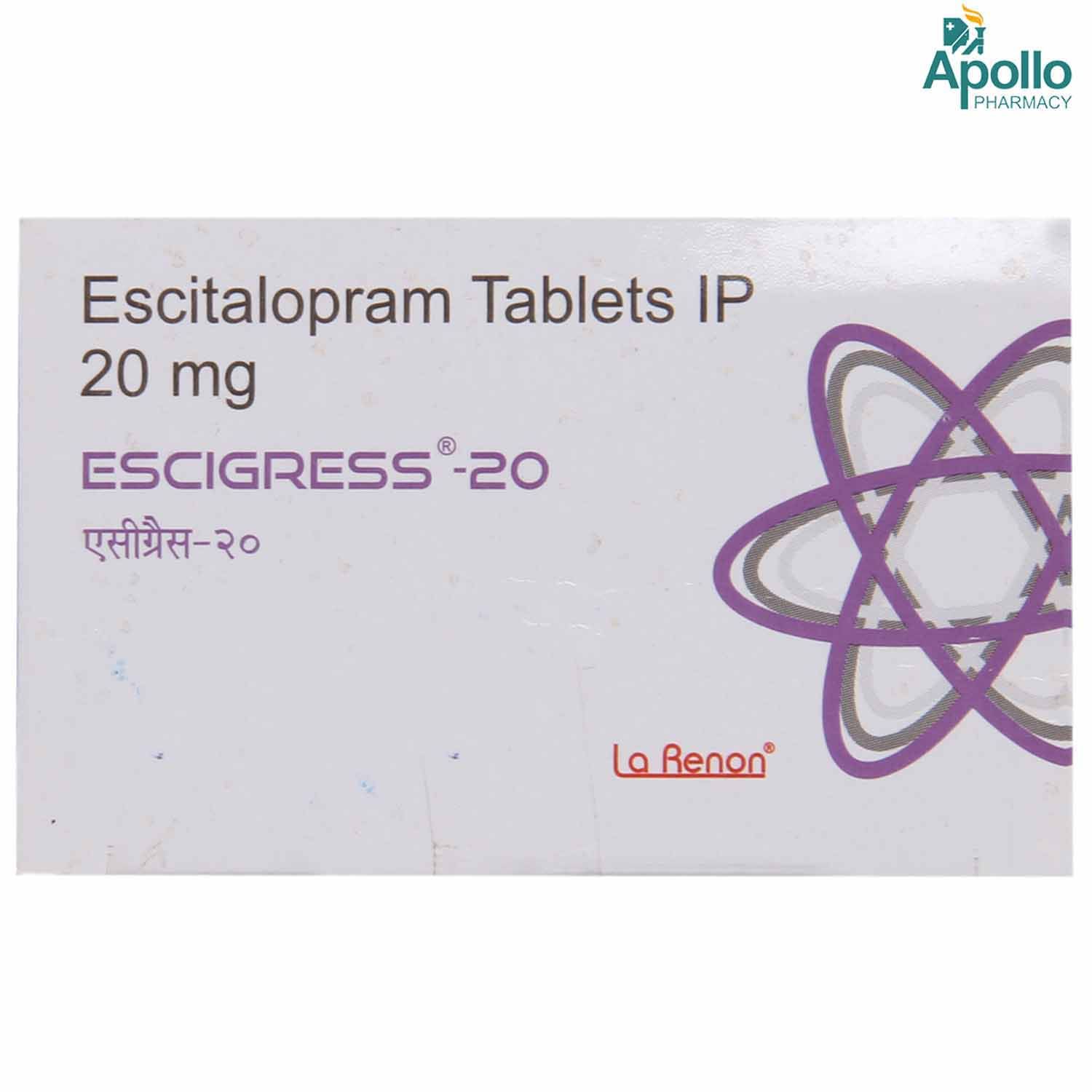 Esease-20 Tablet 10's Price, Uses, Side Effects, Composition - Apollo ...