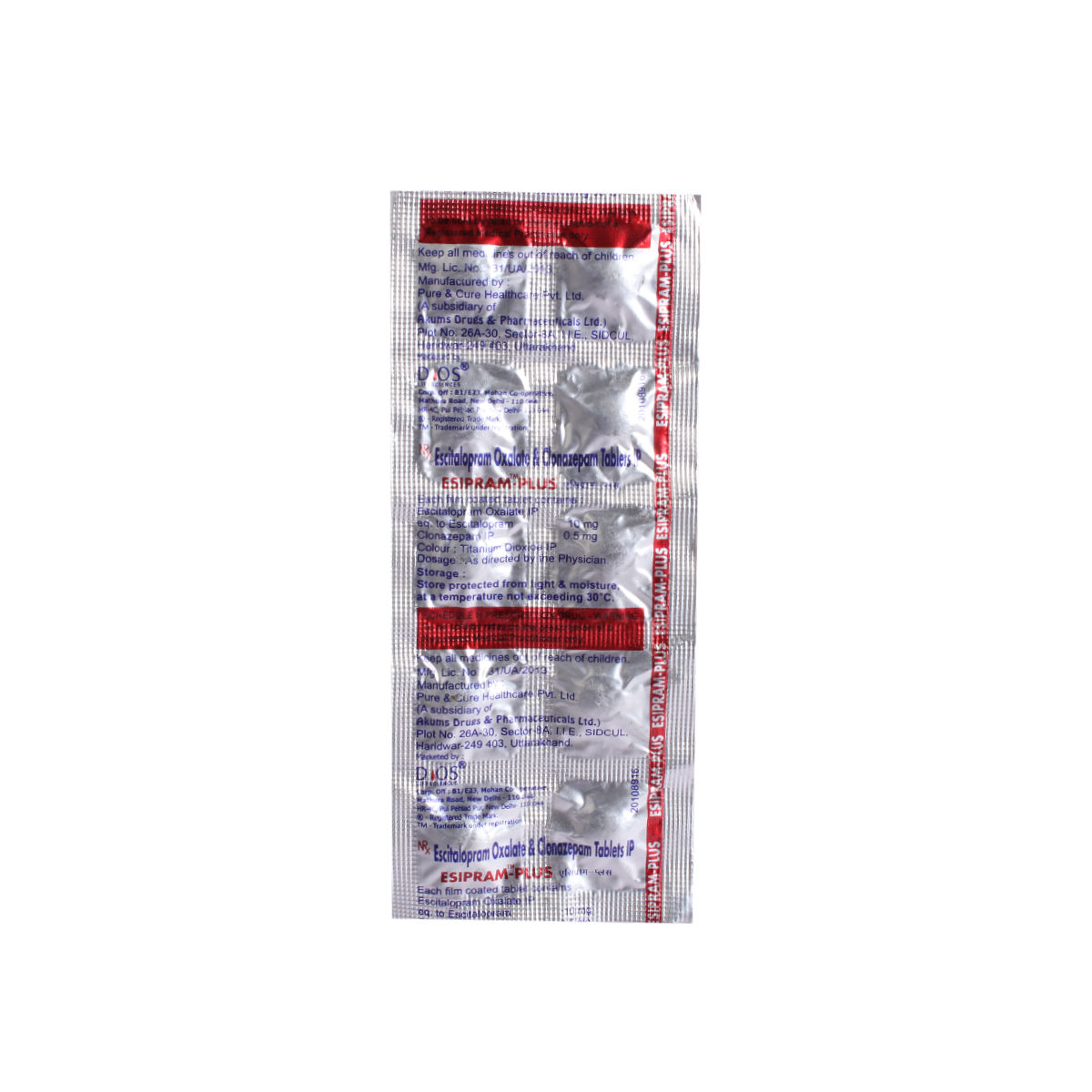 ESIPRAM PLUS TABLET Price, Uses, Side Effects, Composition - Apollo ...
