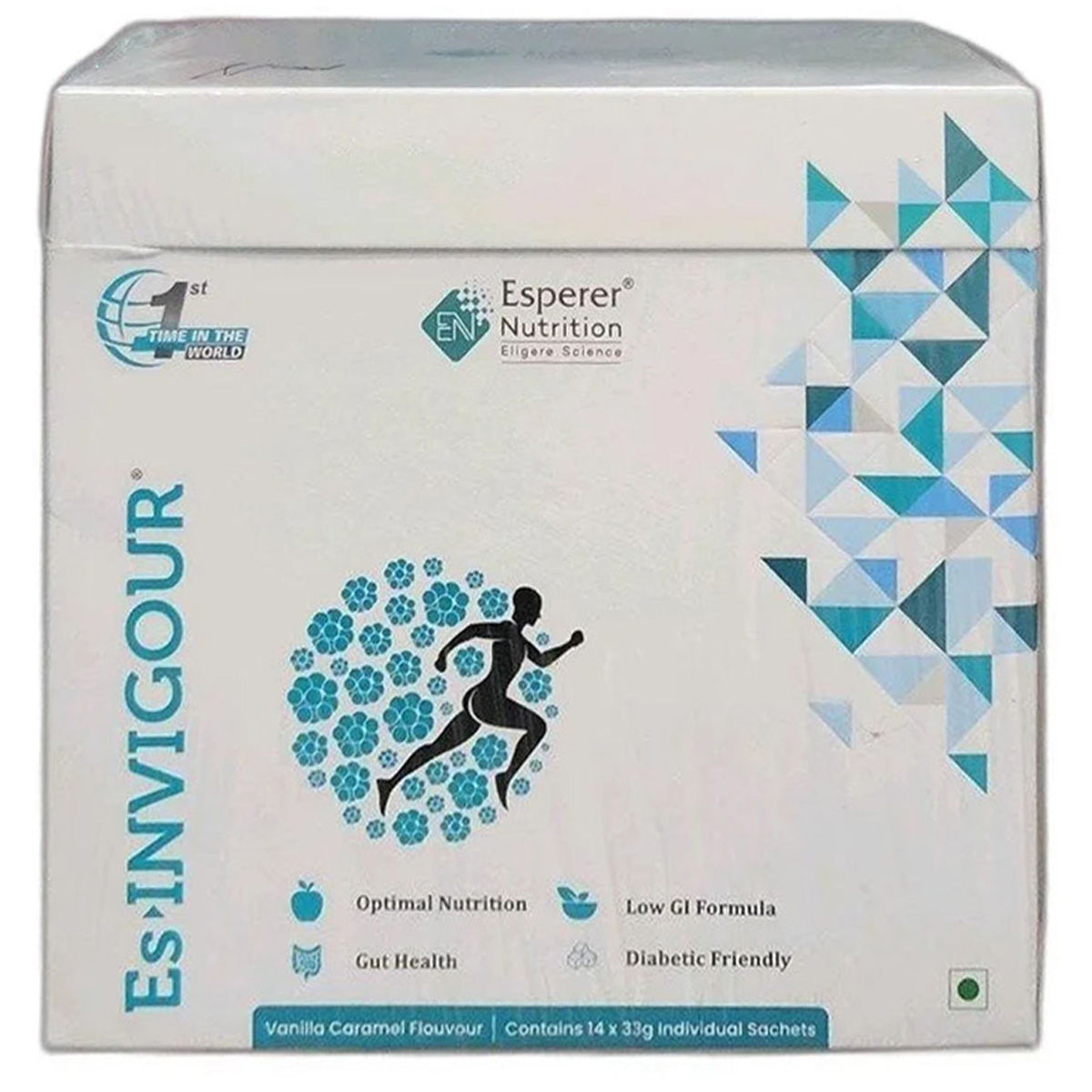 Buy ES-Invigour Vanilla Caramel Flavour Powder, 462 gm (33gm x 14 ...