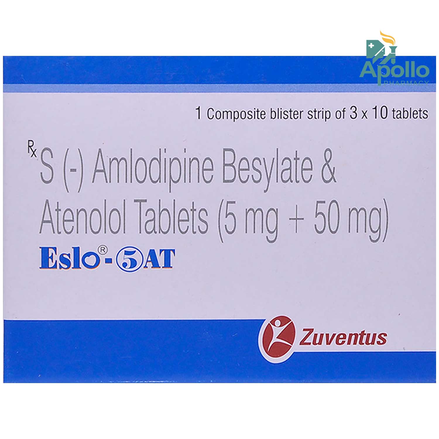 Eslo-5 AT Tablet | Uses, Side Effects, Price | Apollo Pharmacy