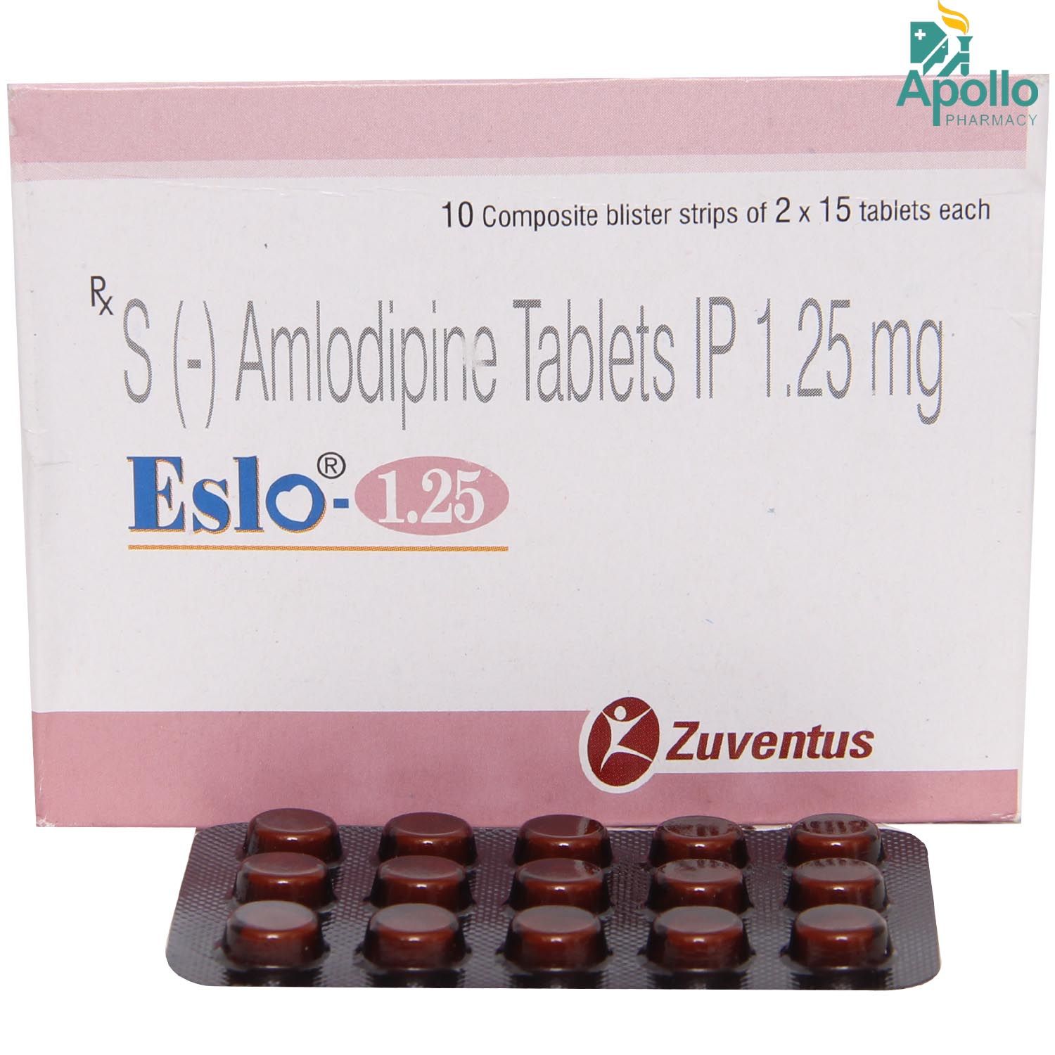 Eslo-1.25 Tablet 15's Price, Uses, Side Effects, Composition - Apollo ...