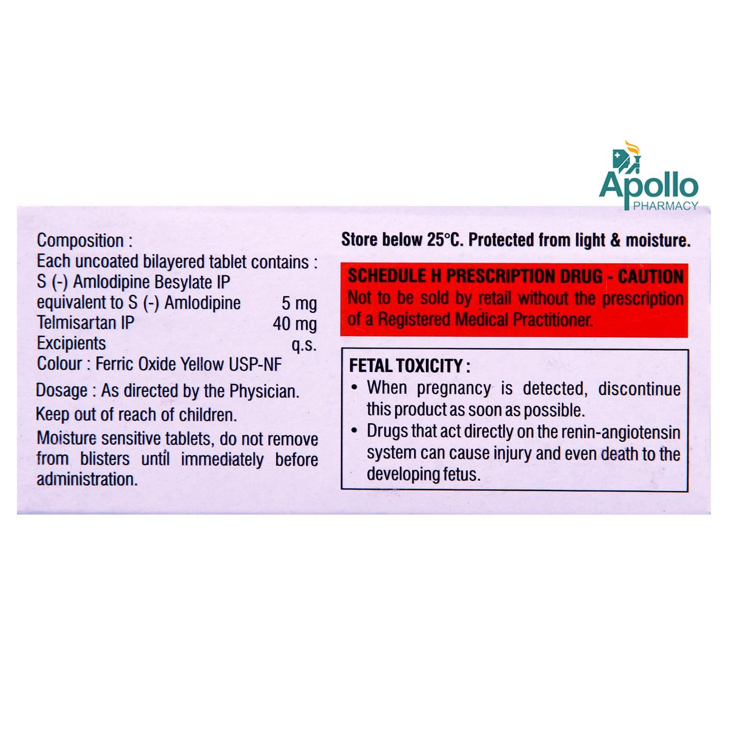 Eslo-Tel 5 mg Tablet 15's Price, Uses, Side Effects, Composition ...
