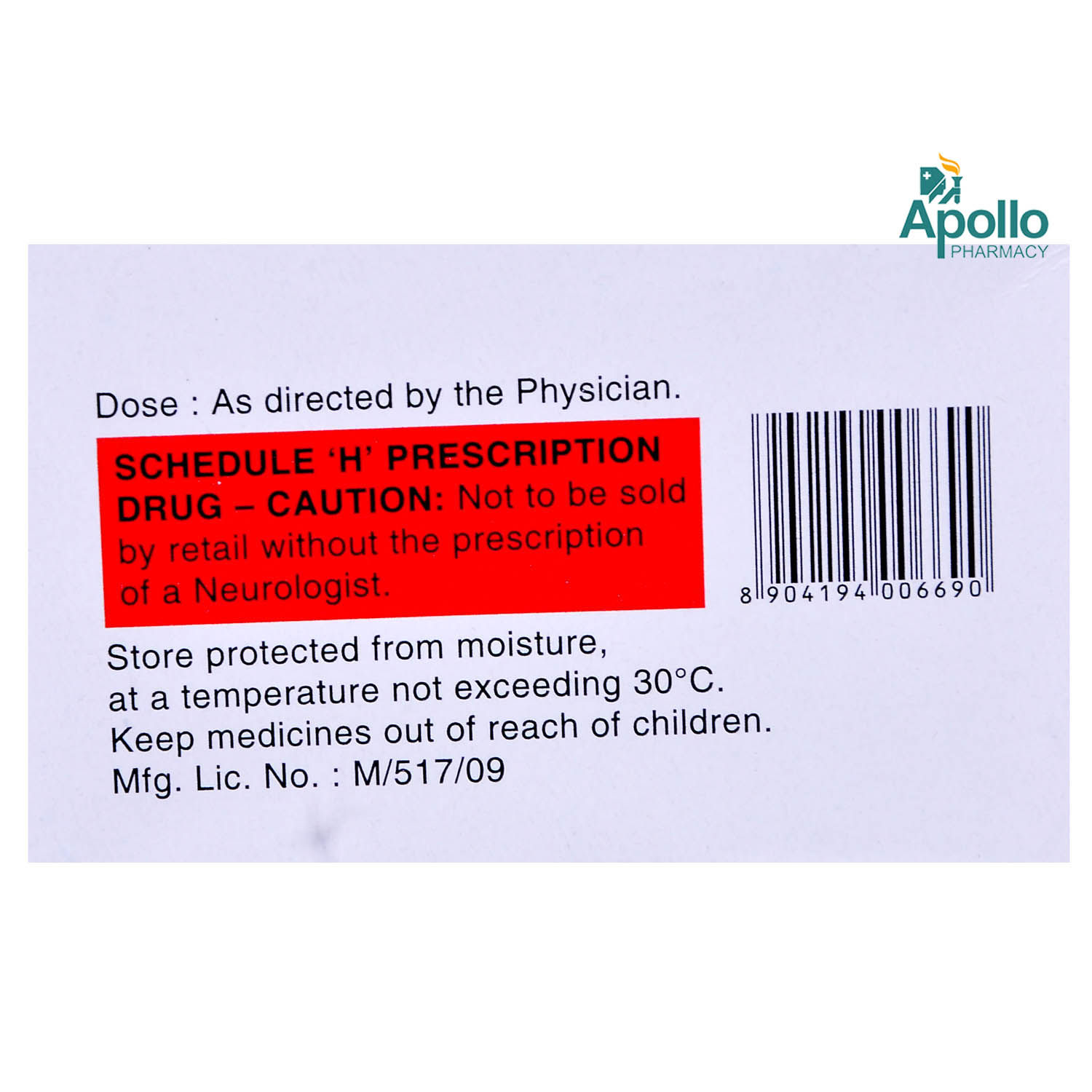 Eslizen 400 Tablet 10's Price, Uses, Side Effects, Composition - Apollo ...