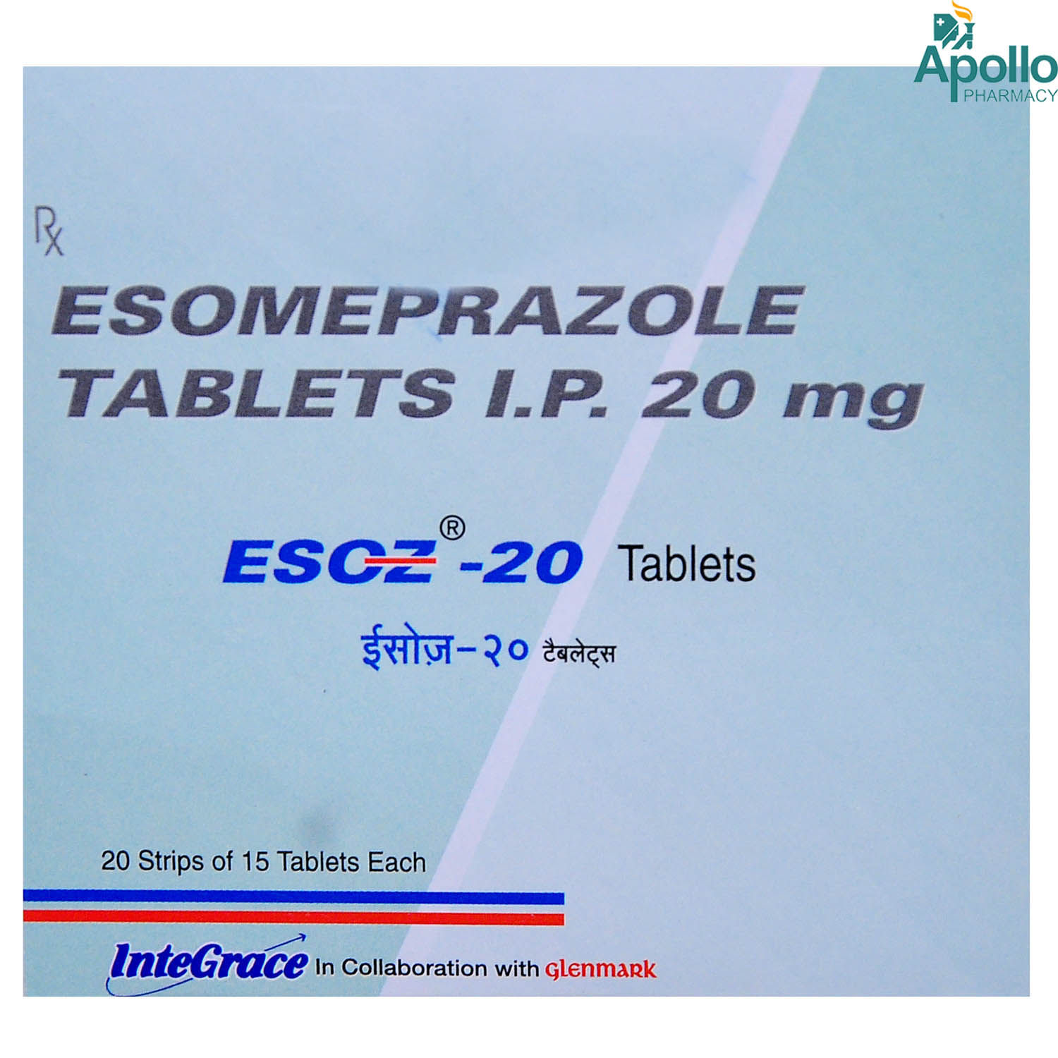 Esoz 20 mg Tablet | Uses, Side Effects, Price | Apollo Pharmacy