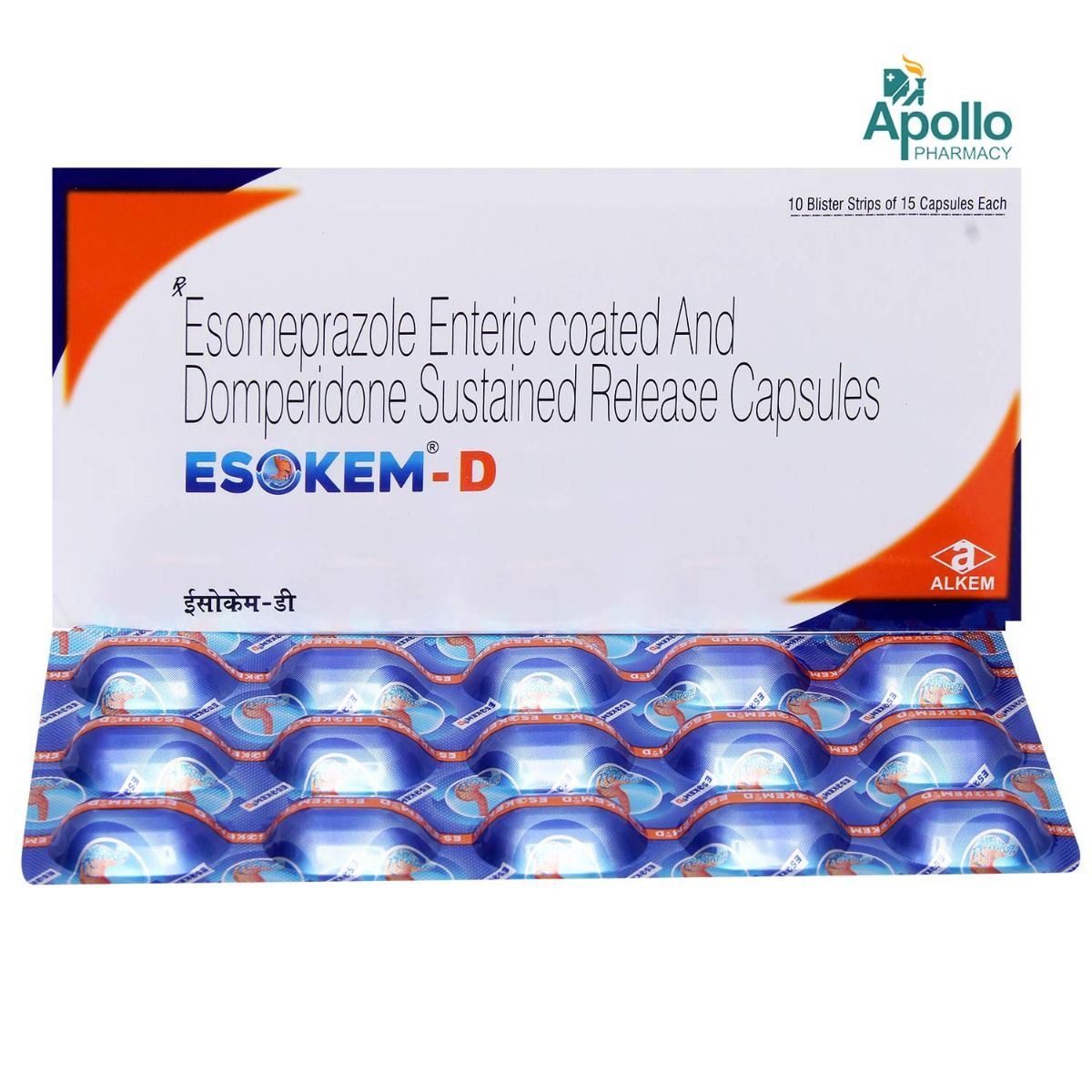 Esokem-D Capsule 15's Price, Uses, Side Effects, Composition - Apollo ...