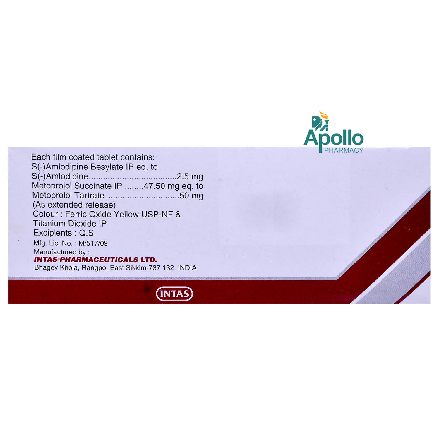 Espin MT Tablet 10's Price, Uses, Side Effects, Composition - Apollo ...