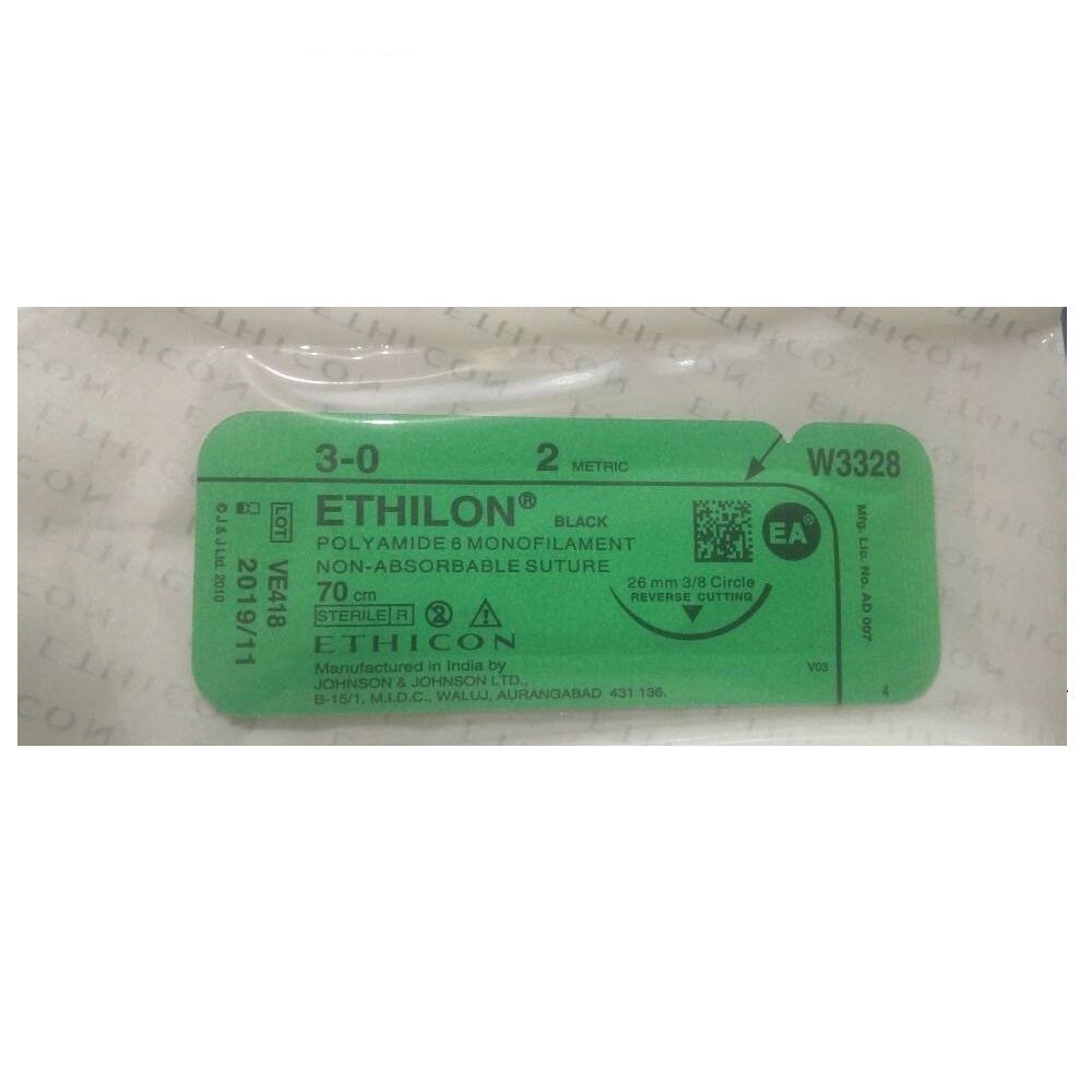 Ethilon 3-0nw 3328 | Uses, Side Effects, Price | Apollo Pharmacy