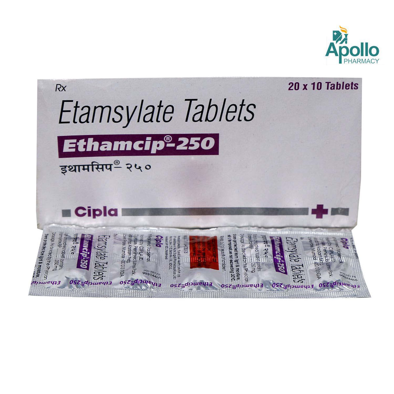 Ethamcip-250 Tablet 10's Price, Uses, Side Effects, Composition ...