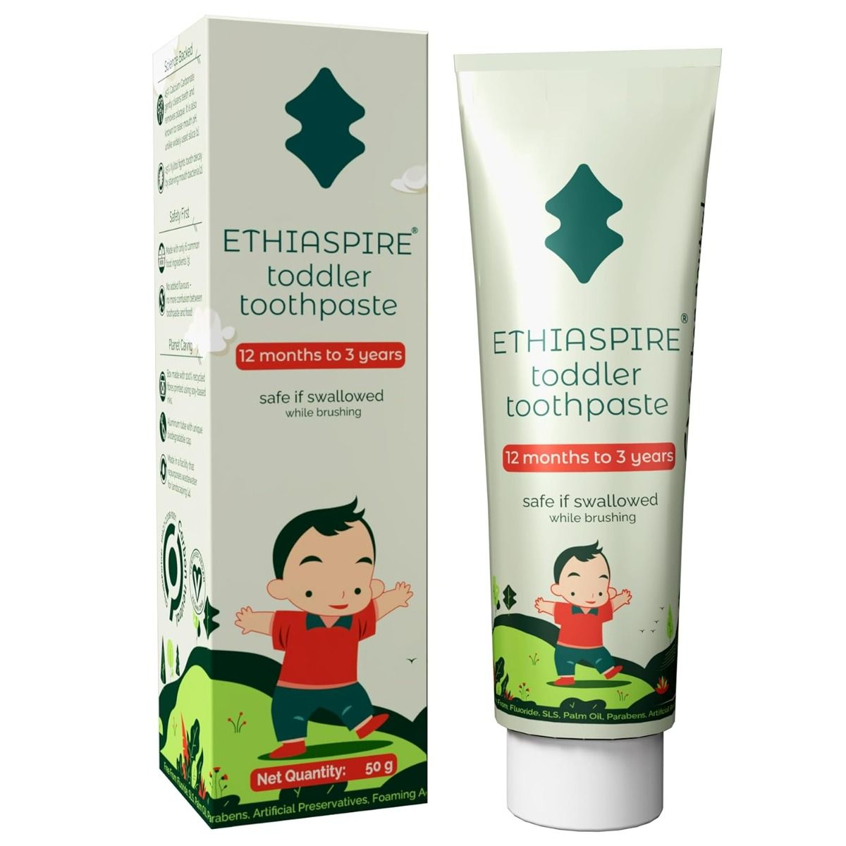 Buy Ethiaspire Toddler Toothpaste, 50 gm | 19 Minutes Delivery | Apollo ...