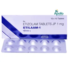 Etilaam 1 mg Tablet | Uses, Side Effects, Price | Apollo Pharmacy