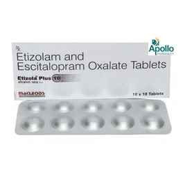 Etizola Plus 10 Tablet | Uses, Side Effects, Price | Apollo Pharmacy
