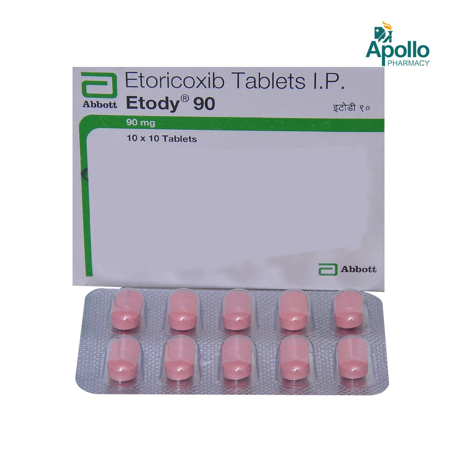 Etody 90 Tablet 10's Price, Uses, Side Effects, Composition - Apollo ...