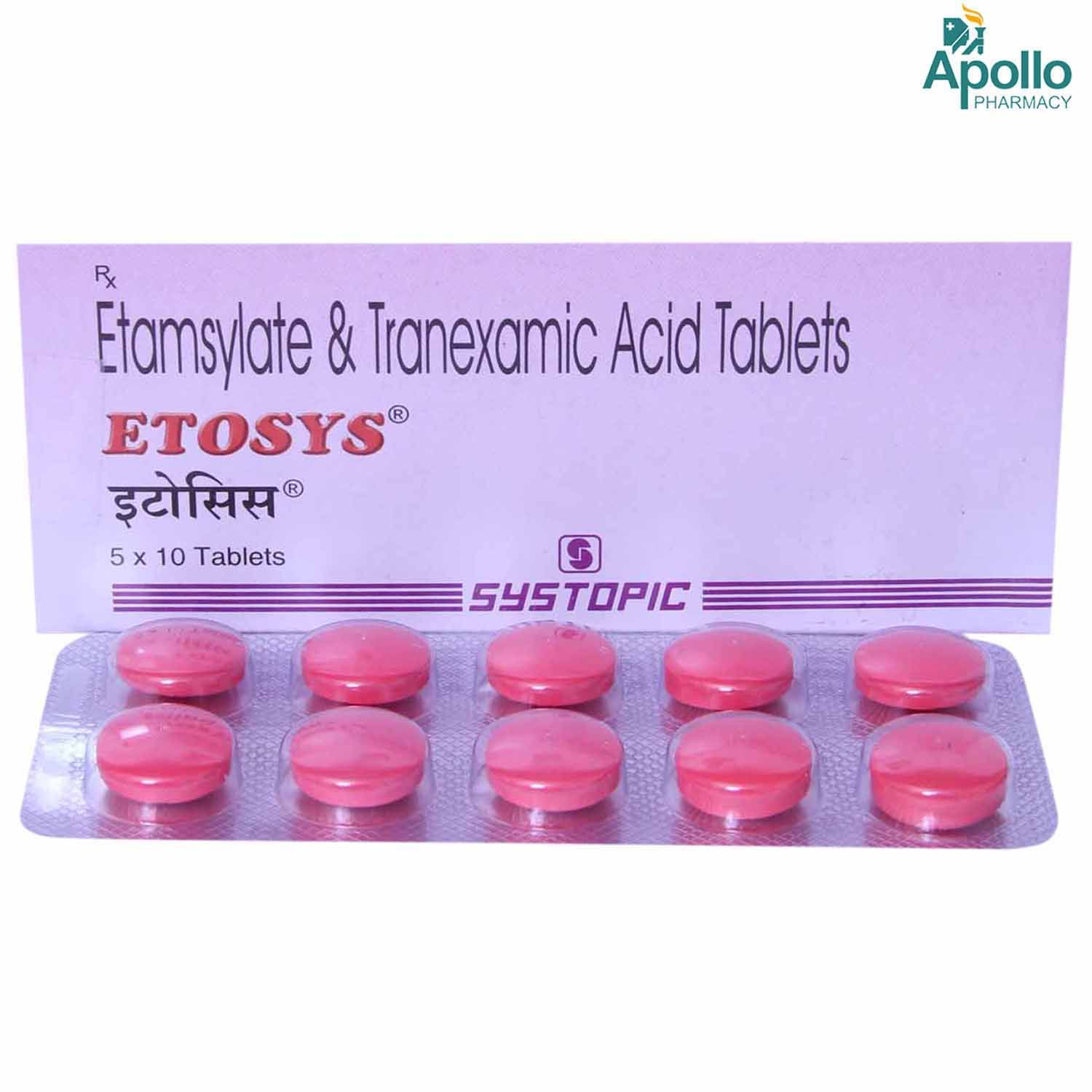 Etosys Tablet 10's Price, Uses, Side Effects, Composition - Apollo Pharmacy