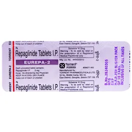 Eurepa 2 Tablet | Uses, Side Effects, Price | Apollo Pharmacy