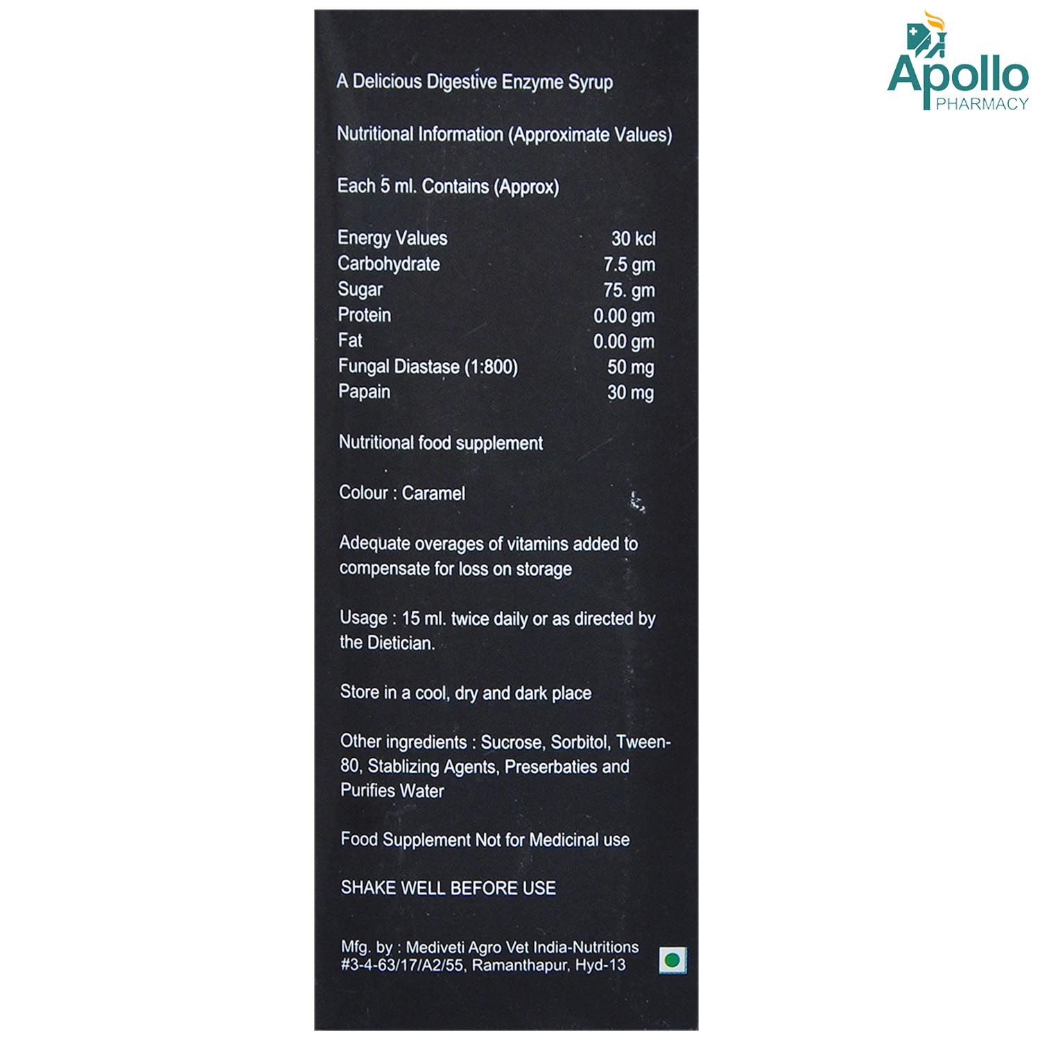 Eurozyme Syrup 200 ml Price, Uses, Side Effects, Composition - Apollo ...