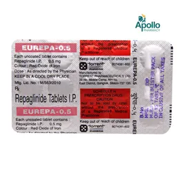 Eurepa 0.5 Tablet | Uses, Side Effects, Price | Apollo Pharmacy