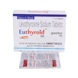 Euthyroid 50 Tablet | Uses, Side Effects, Price | Apollo Pharmacy