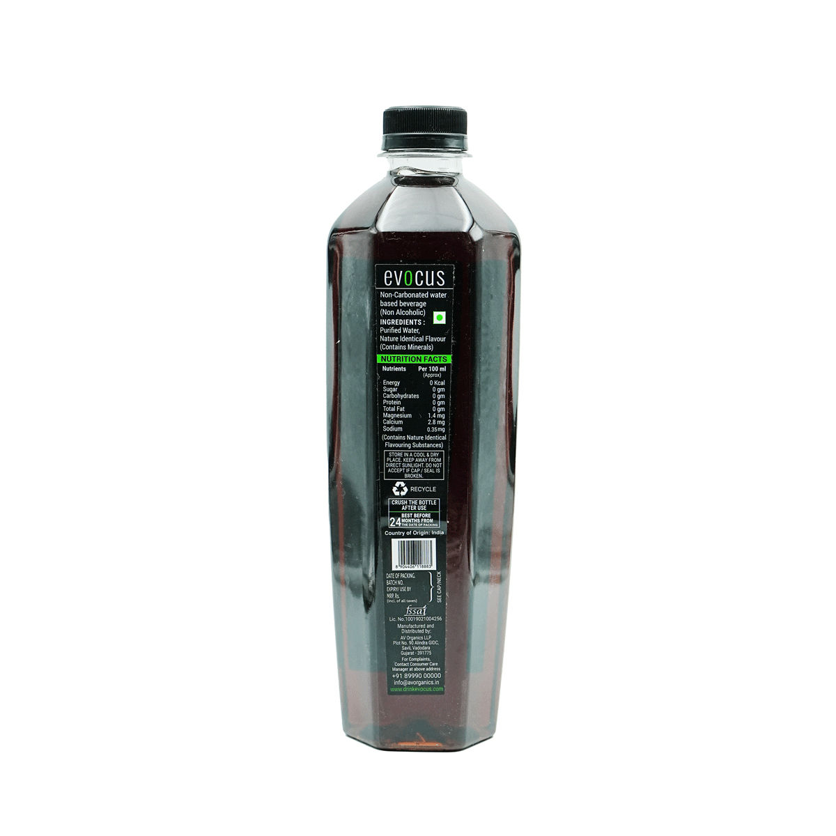 Evocus H20 Alkaline Water, 500 ml Price, Uses, Side Effects ...