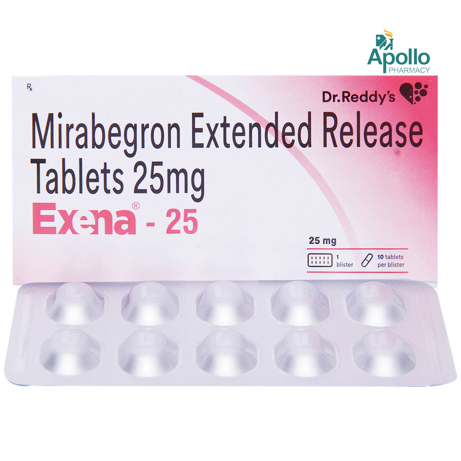 Exena-25 Tablet 10's Price, Uses, Side Effects, Composition - Apollo ...