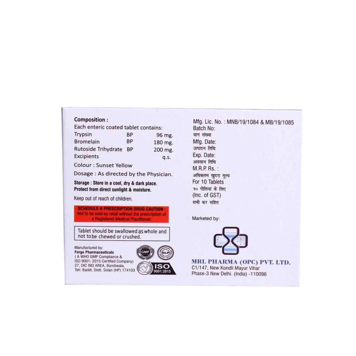 Exlzyme Tablet 10's Price, Uses, Side Effects, Composition - Apollo ...