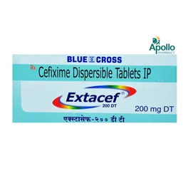 Extacef DT 200 mg Tablet | Uses, Side Effects, Price | Apollo Pharmacy