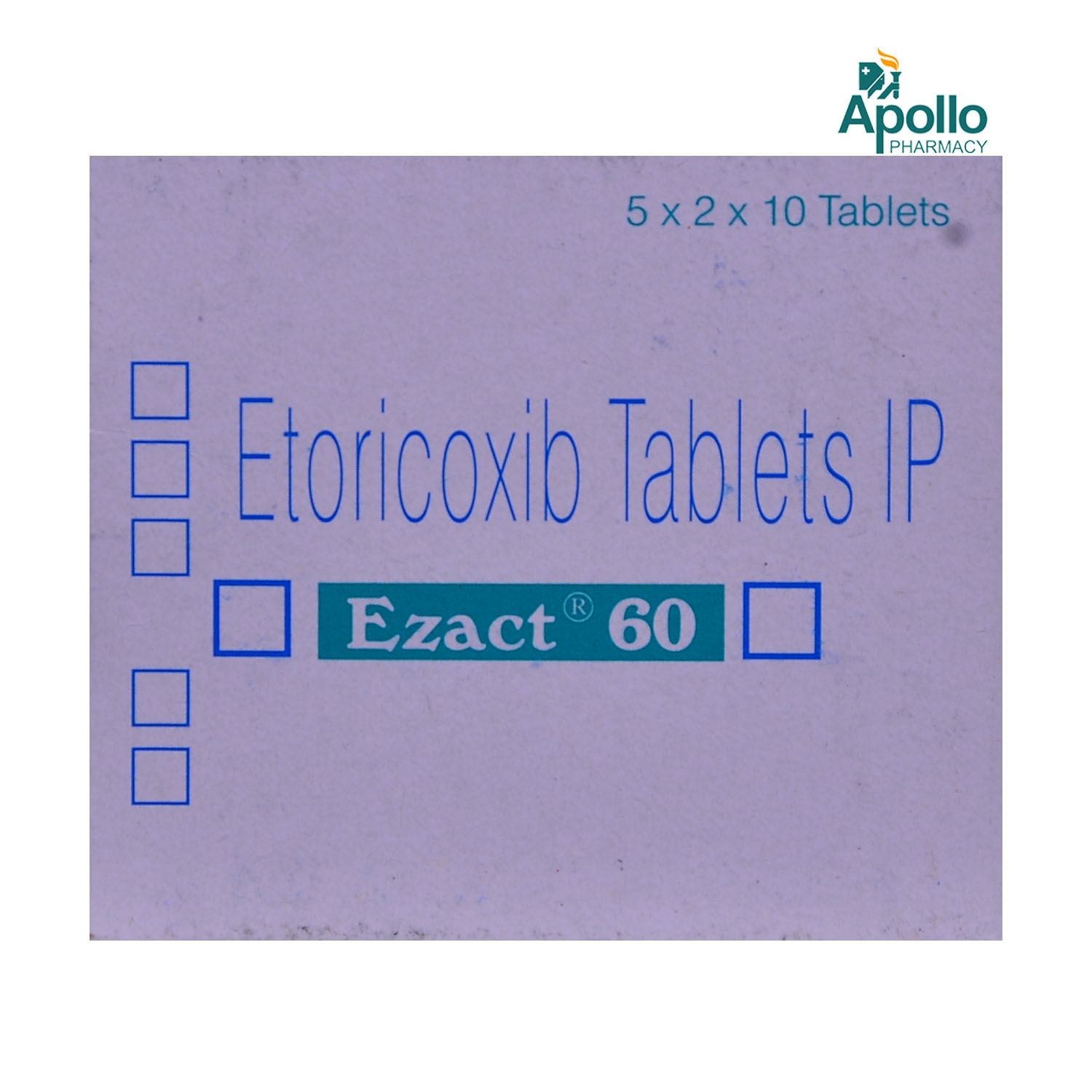Ezact 60 Tablet | Uses, Side Effects, Price | Apollo Pharmacy