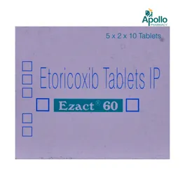 Ezact 60 Tablet | Uses, Side Effects, Price | Apollo Pharmacy