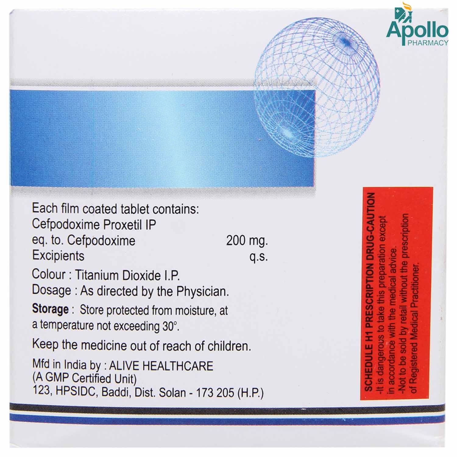 Ezo-200 mg Tablet 10's Price, Uses, Side Effects, Composition - Apollo ...
