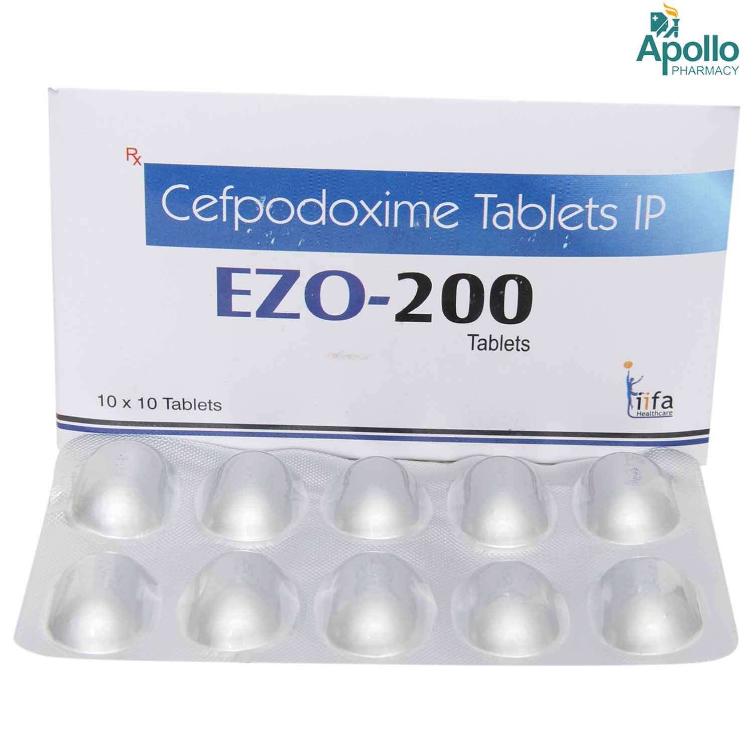 Ezo-200 mg Tablet 10's Price, Uses, Side Effects, Composition - Apollo ...