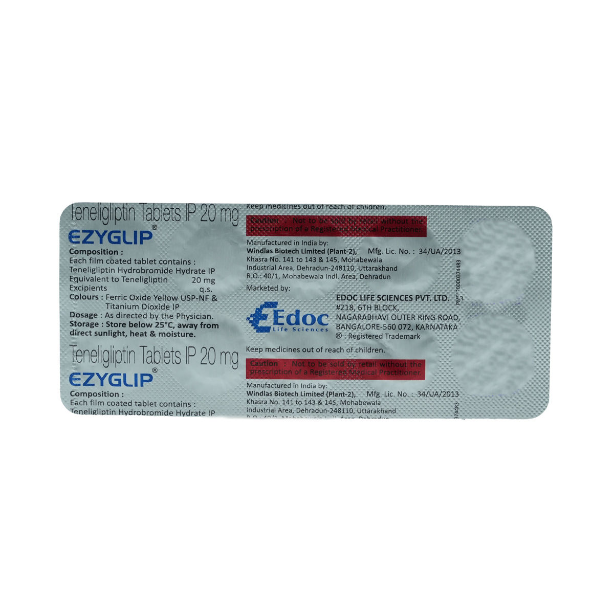 EZYGLIP 20MG TABLET | Uses, Side Effects, Price | Apollo Pharmacy