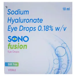 Sono Fusion Eye Drops 10 ml | Uses, Side Effects, Price | Apollo Pharmacy