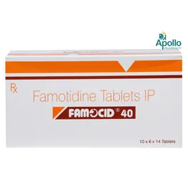 Famocid 40 Tablet | Uses, Side Effects, Price | Apollo Pharmacy