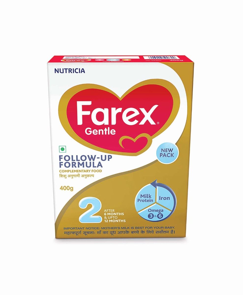 Farex Gentle Follow-Up Formula Stage 2 Powder for 6 to 12 Months, 400 ...