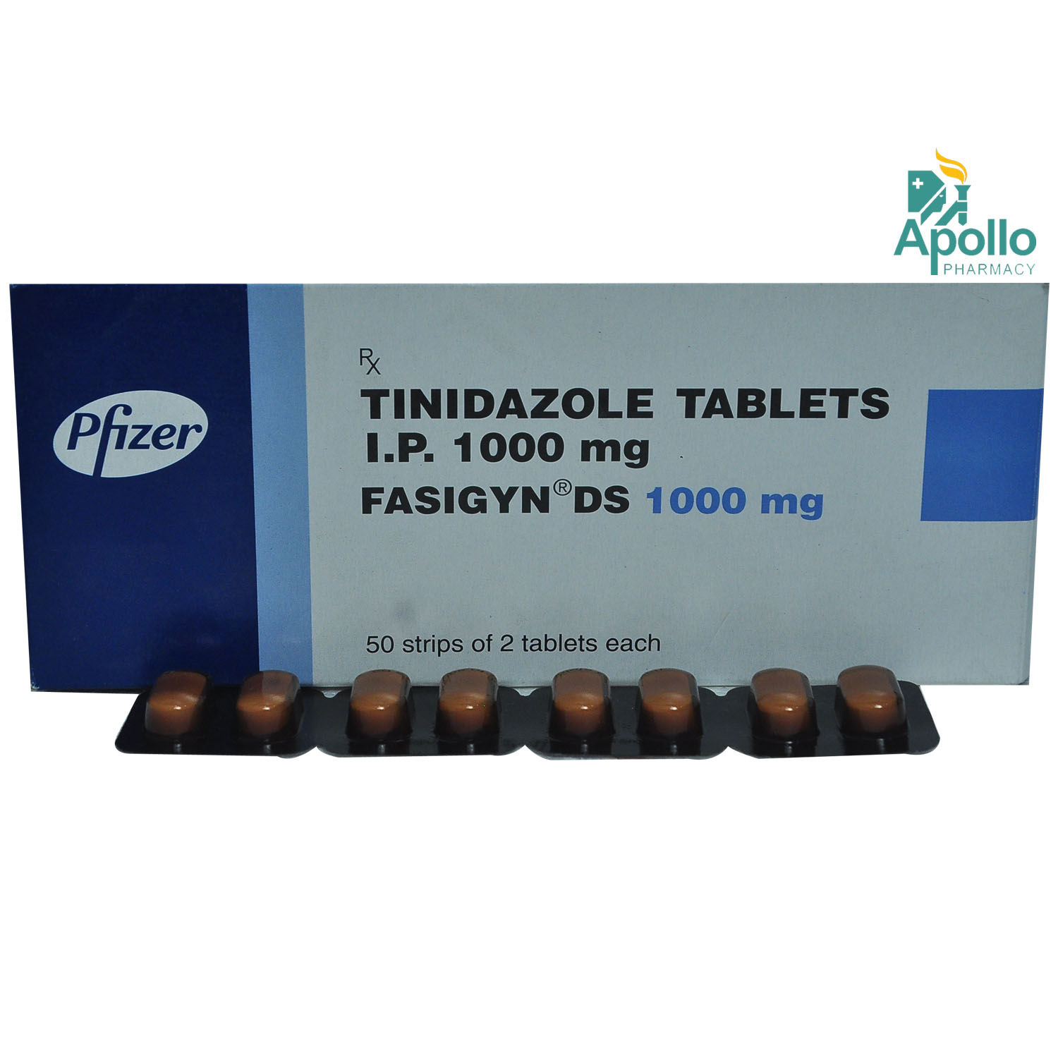 Fasigyn DS 1000 Tablet 2's Price, Uses, Side Effects, Composition ...
