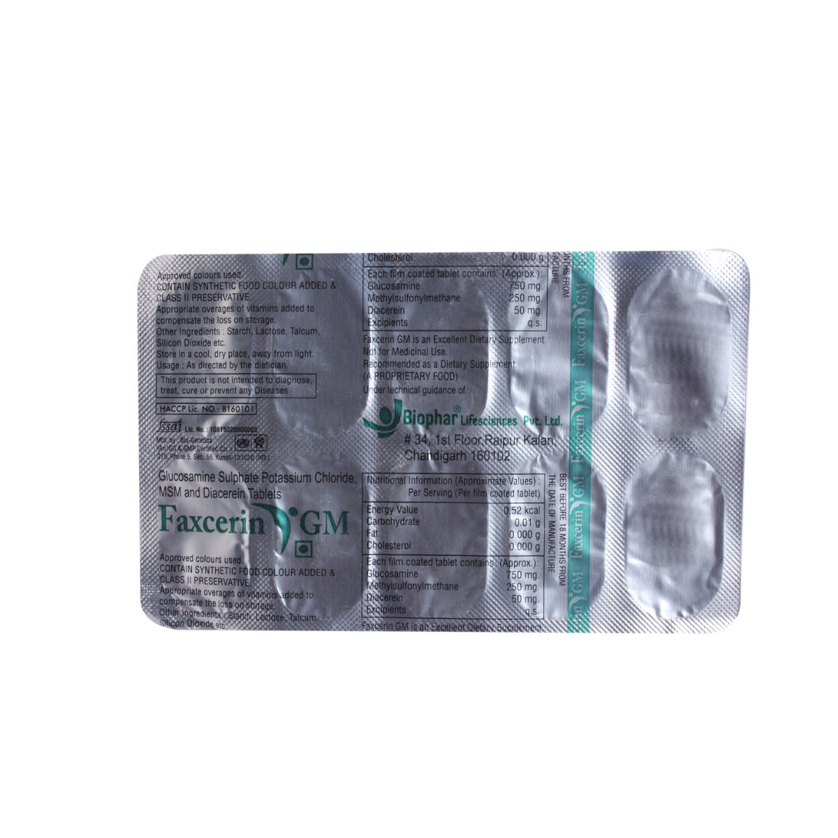 FAXCERIN GM TABLET Price, Uses, Side Effects, Composition - Apollo Pharmacy