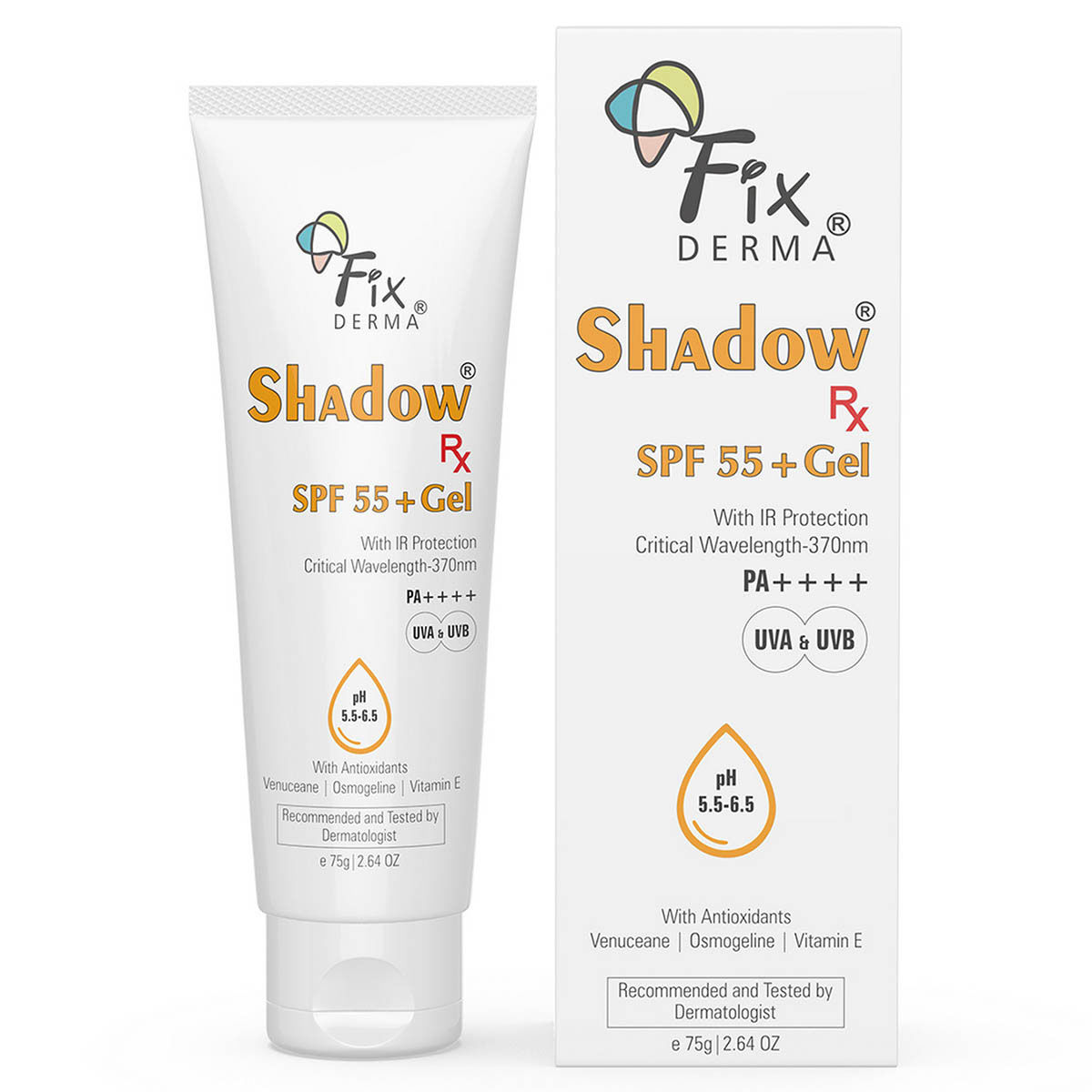 Buy Fix Derma Shadow SPF 55+ Gel | 19 Minutes Delivery | Apollo Pharmacy