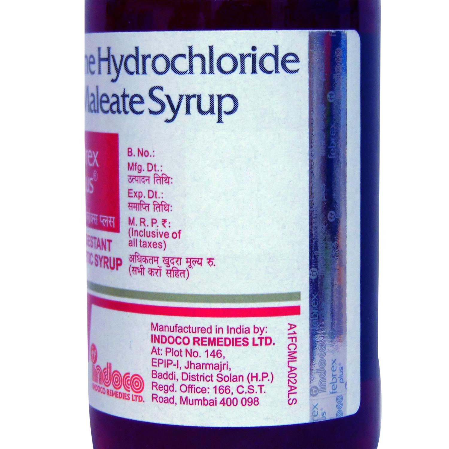 Febrex Plus Syrup | Uses, Side Effects, Price | Apollo Pharmacy